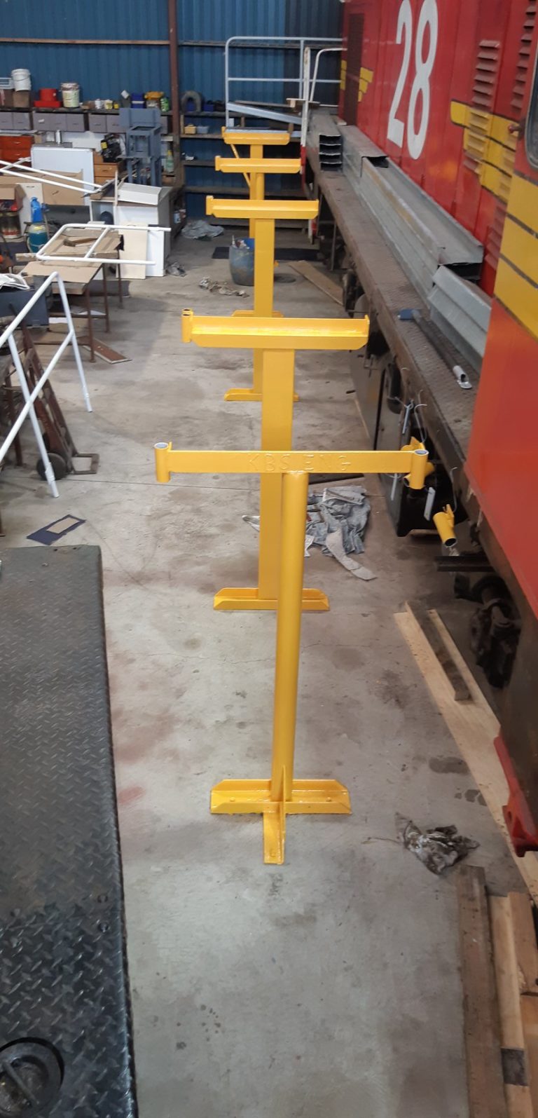 Locomotive working platform – Feilding and District Steam Rail Society Inc