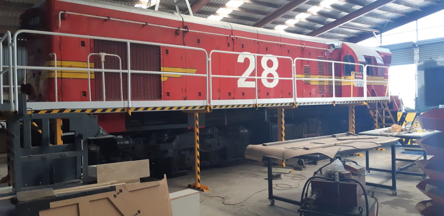 Locomotive working platform – Feilding and District Steam Rail Society Inc